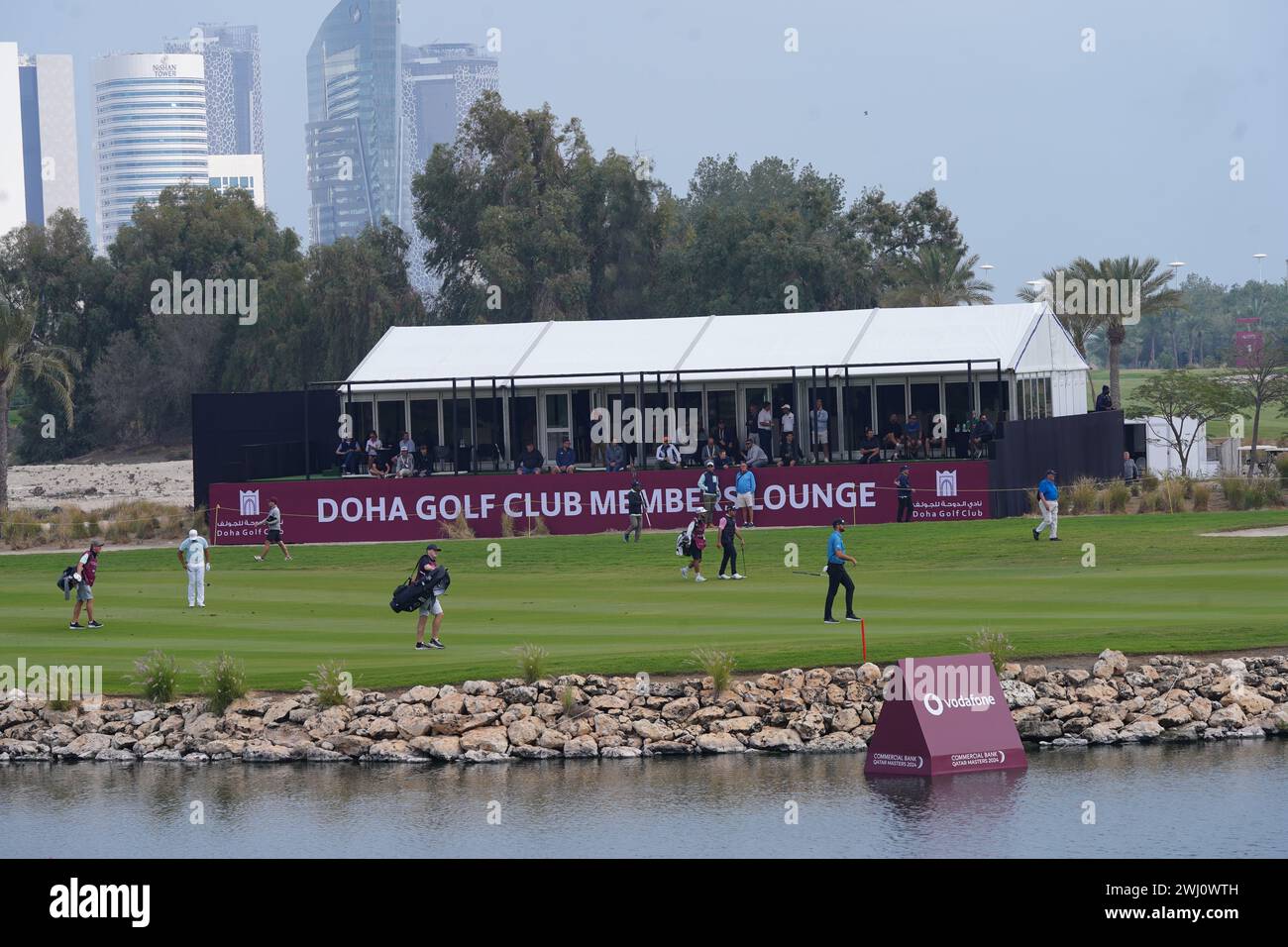 Crowd of the final day of Commercial Bank Qatar Masters 2024 a DP World ...
