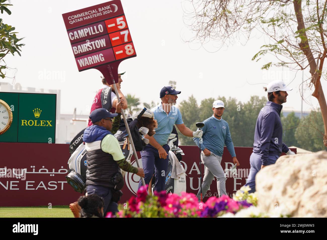 Crowd of the final day of Commercial Bank Qatar Masters 2024 a DP World ...