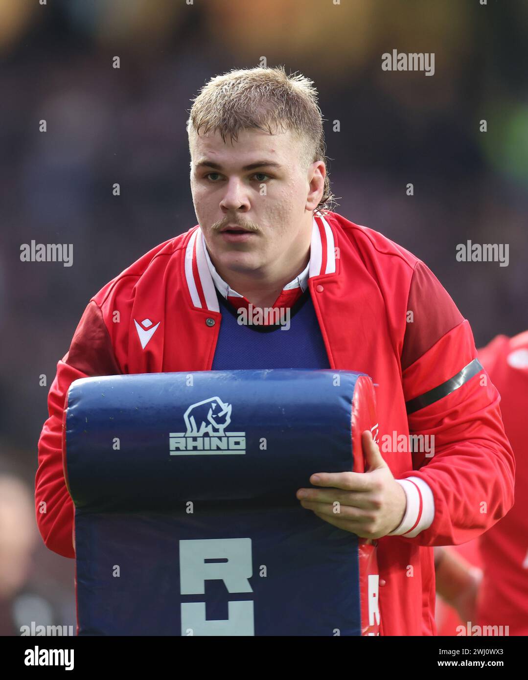 Wales Archie Griffin during Guiness 6 Nations Rugby match between ...