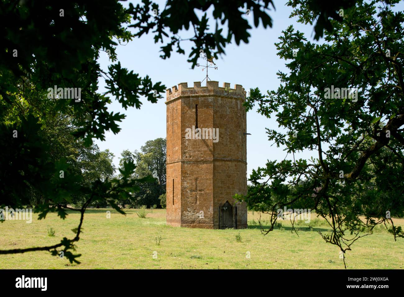Dovecotes. Wroxton Abbey, Oxfordshire, built in 1744, a gothic revival ...