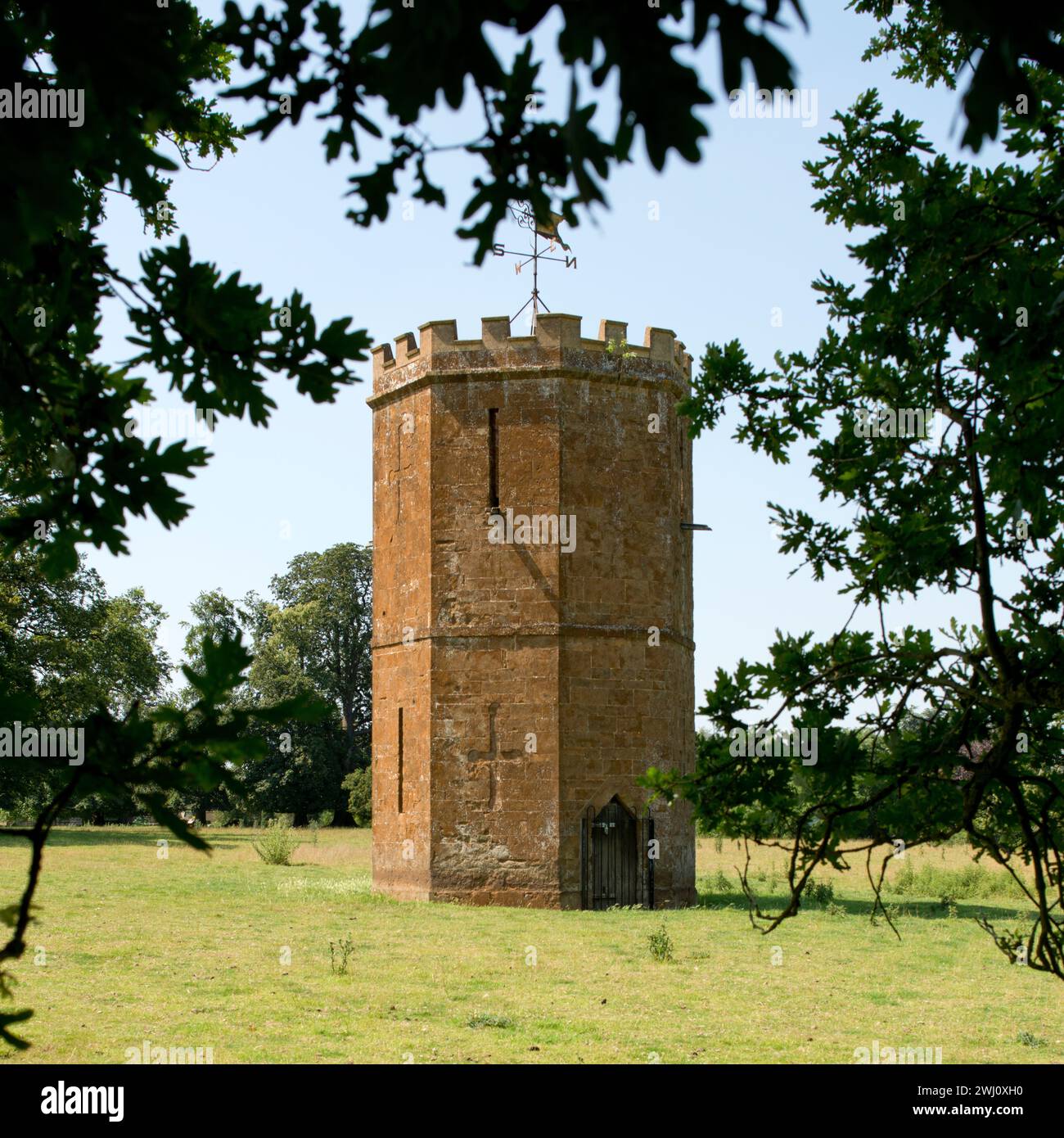 Dovecotes. Wroxton Abbey, Oxfordshire, built in 1744, a gothic revival ...
