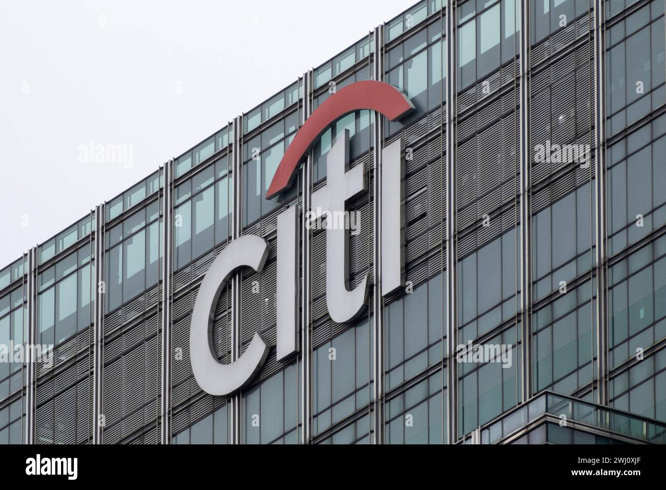 Citibank building in Canada Square at the heart of Canary Wharf ...