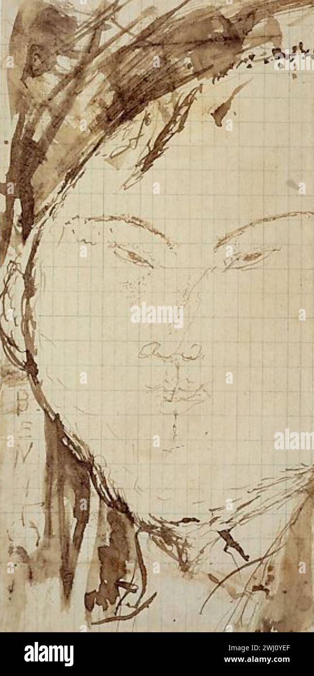 Amedeo Modigliani - Portrait du peintre Eduardo García Bénito Stock ...