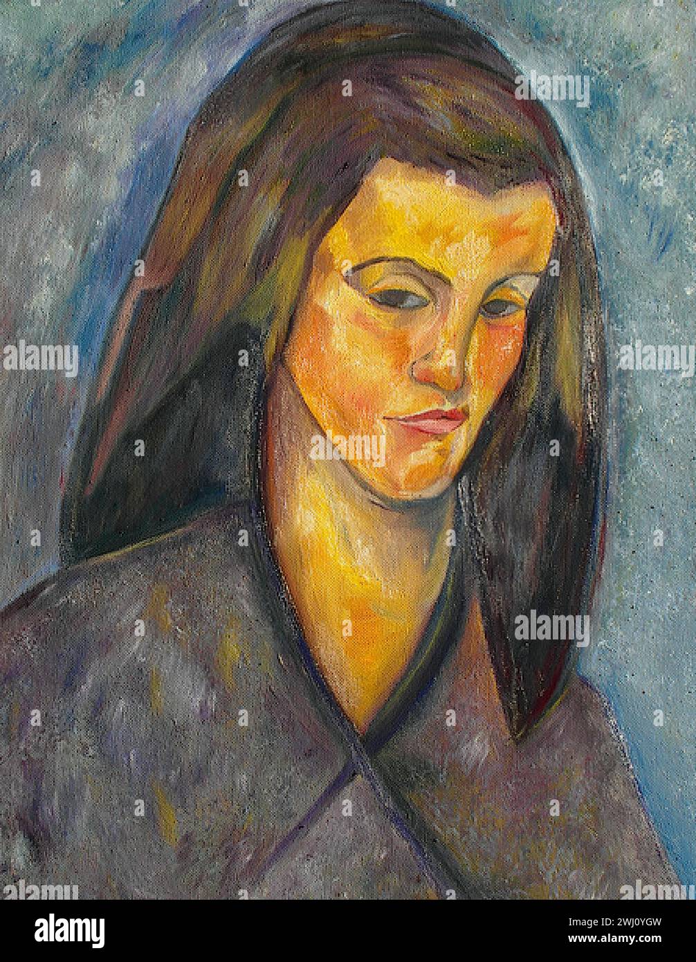 Amedeo Modigliani 00001 - La Mendiante Stock Photo - Alamy