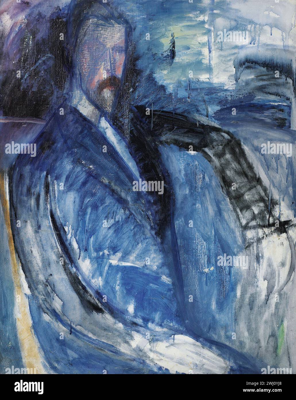 Amedeo Modigliani 00001 - Portrait de Paul Alexandre Stock Photo - Alamy