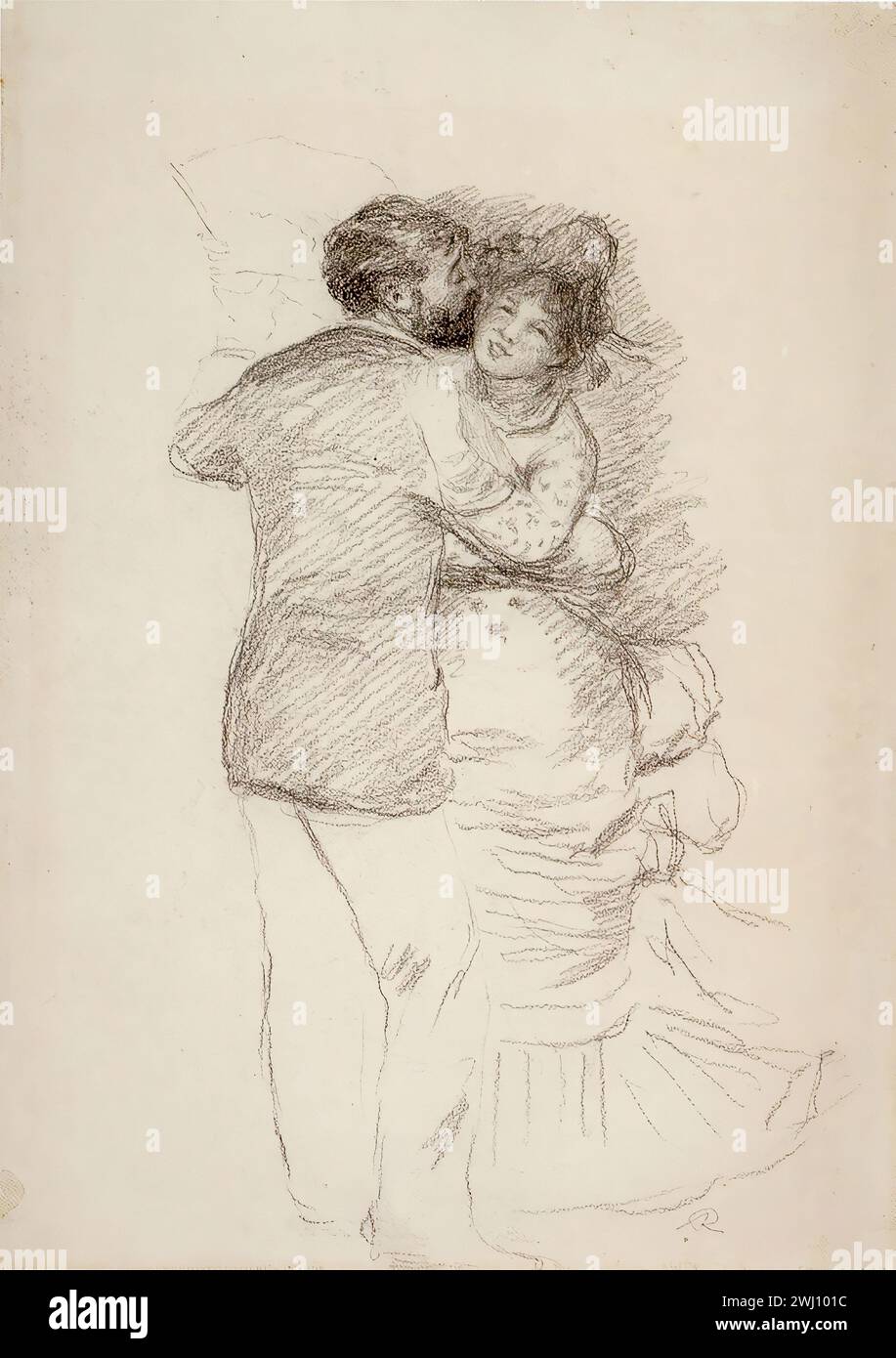 Auguste Renoir 00001 - Etude pour Danse à la campagne Stock Photo - Alamy