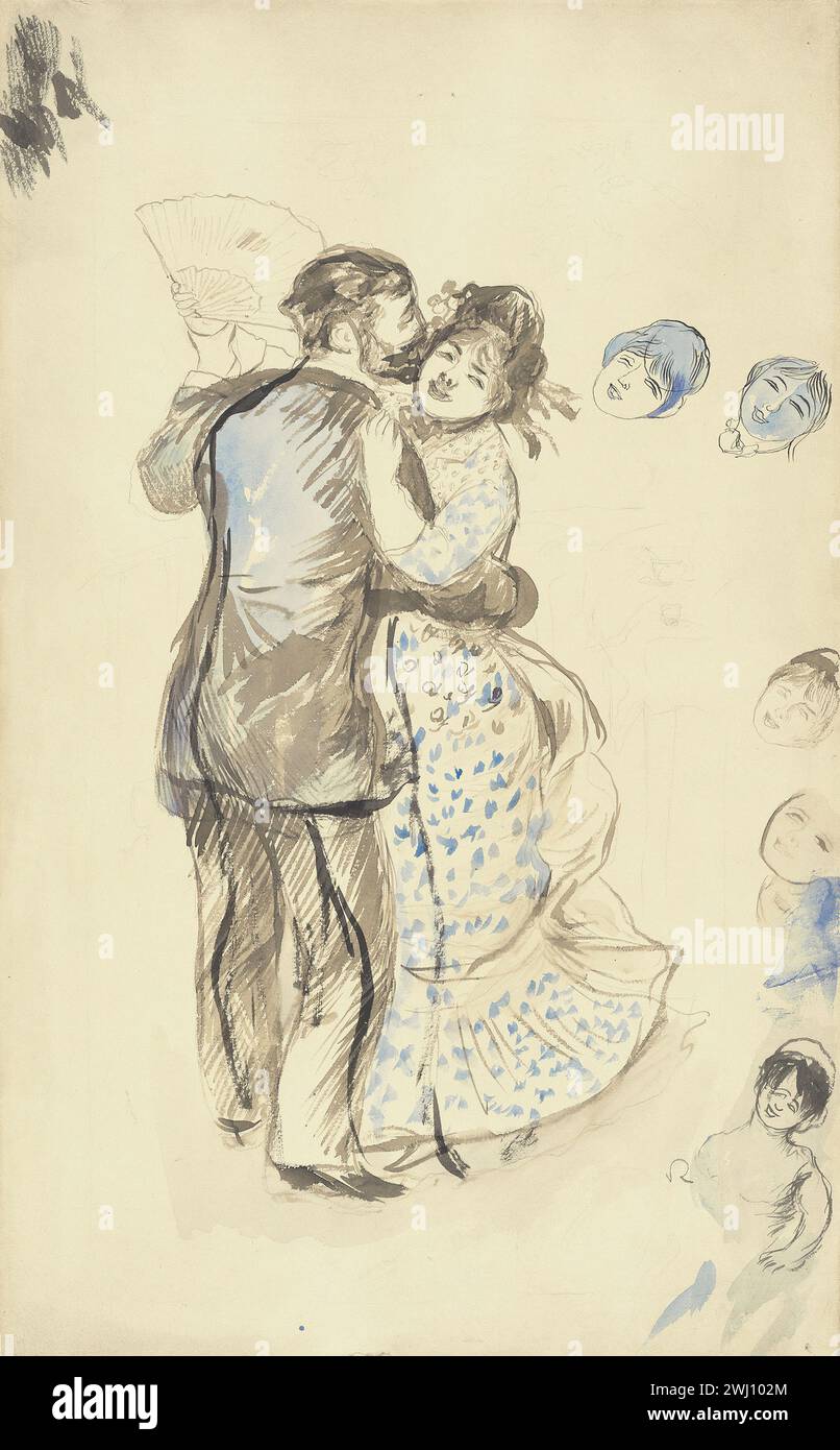 Auguste Renoir 00002 - Etude pour Danse à la campagne Stock Photo - Alamy