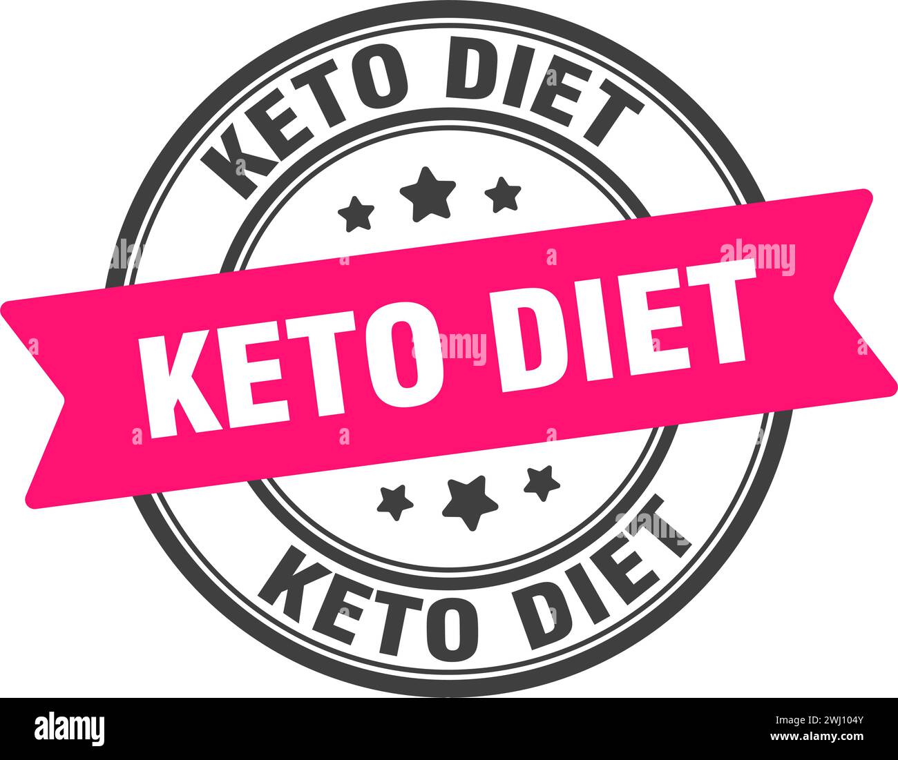 keto diet stamp. keto diet round sign. label on transparent background ...