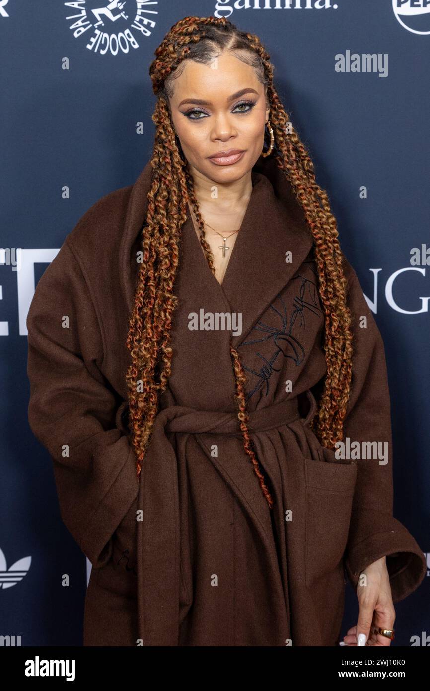 Andra Day attends Flipper’s Roller Boogie Palace Big Game After Party ...