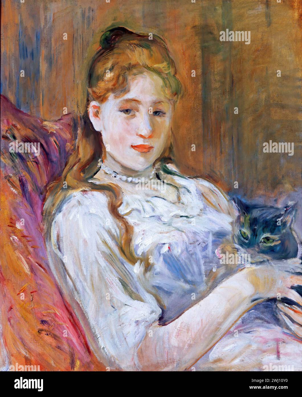Berthe morisot girl hi-res stock photography and images - Alamy