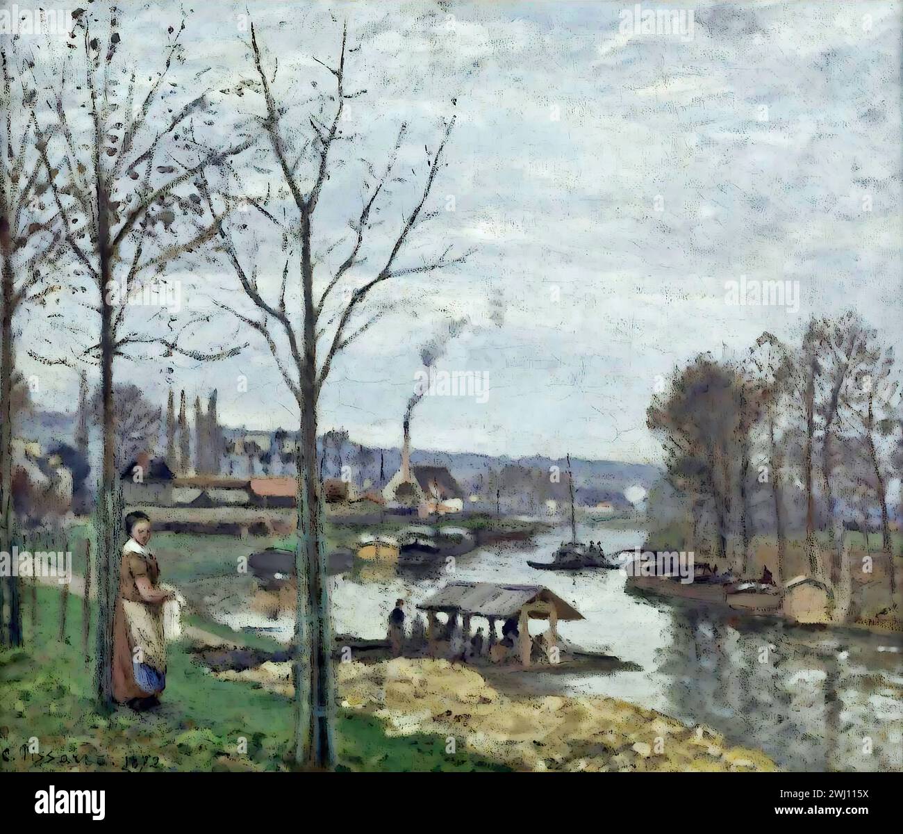 La seine a port marly hi-res stock photography and images - Alamy