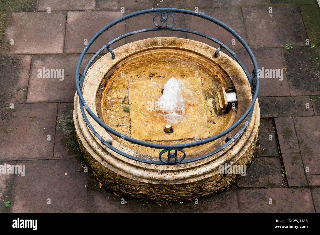 Fountain in the spa gardens of Bad LauchstÃ¤dt Stock Photo - Alamy