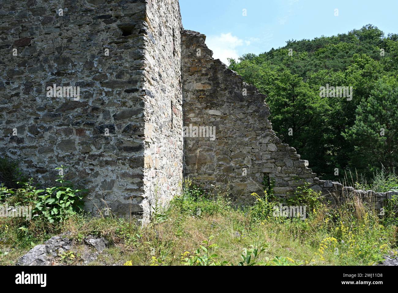 Church castle ruin Gossam, Austria Stock Photo - Alamy