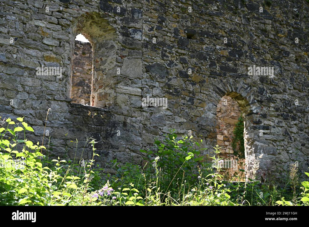 Church castle ruin Gossam, Austria Stock Photo - Alamy