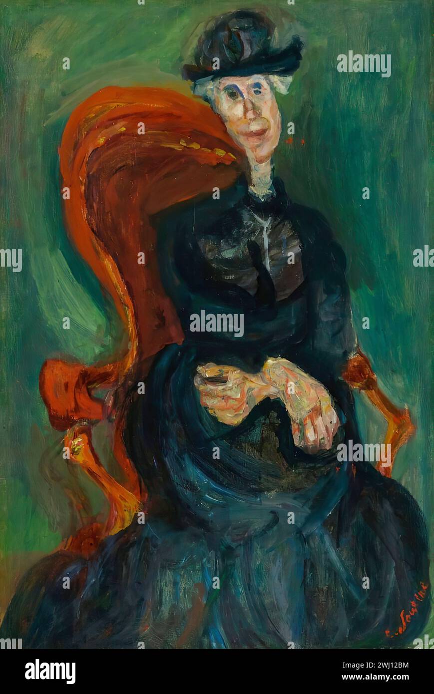 Vieille dame assise hi-res stock photography and images - Alamy