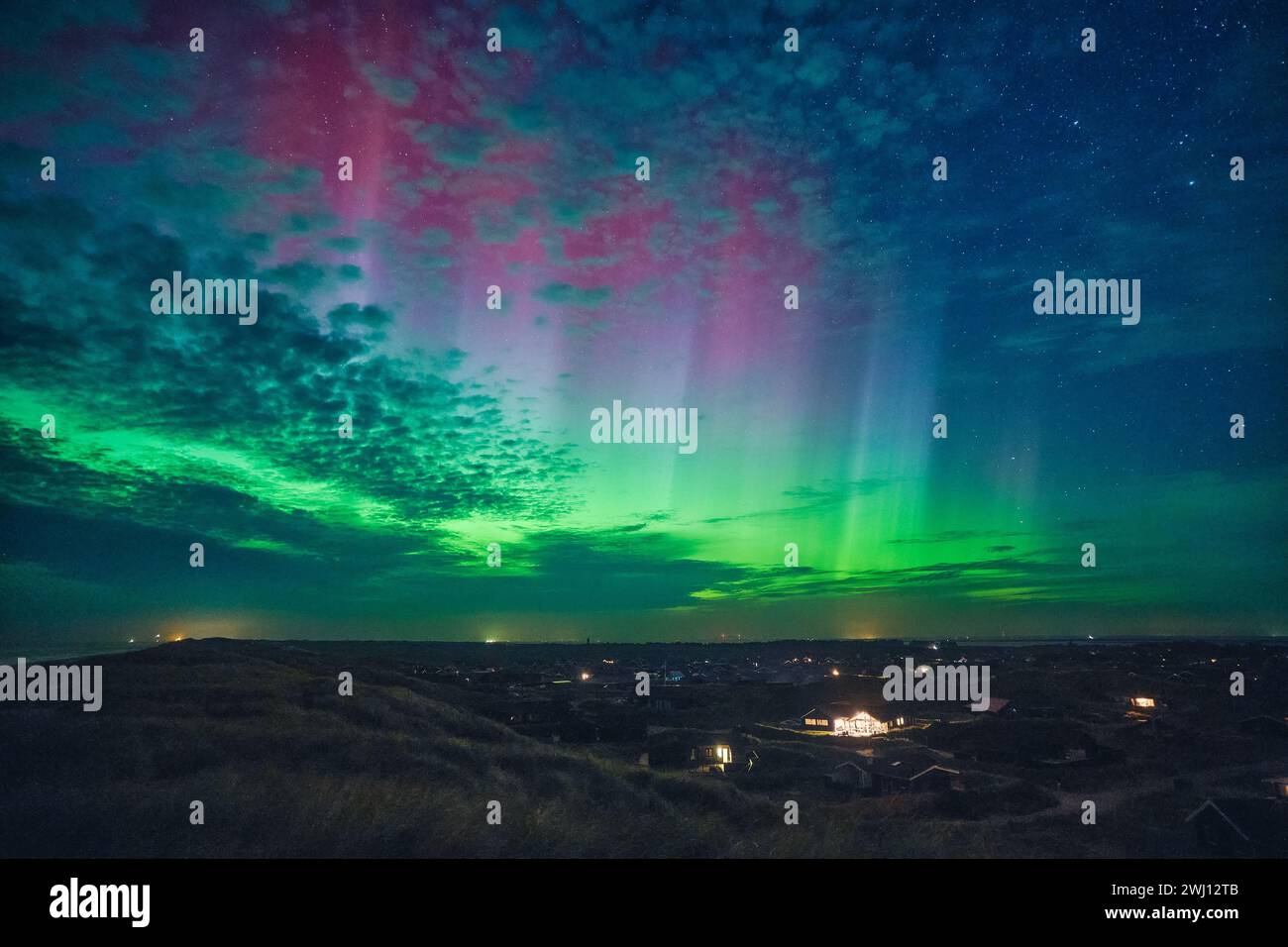 Denmark aurora borealis hi-res stock photography and images - Alamy