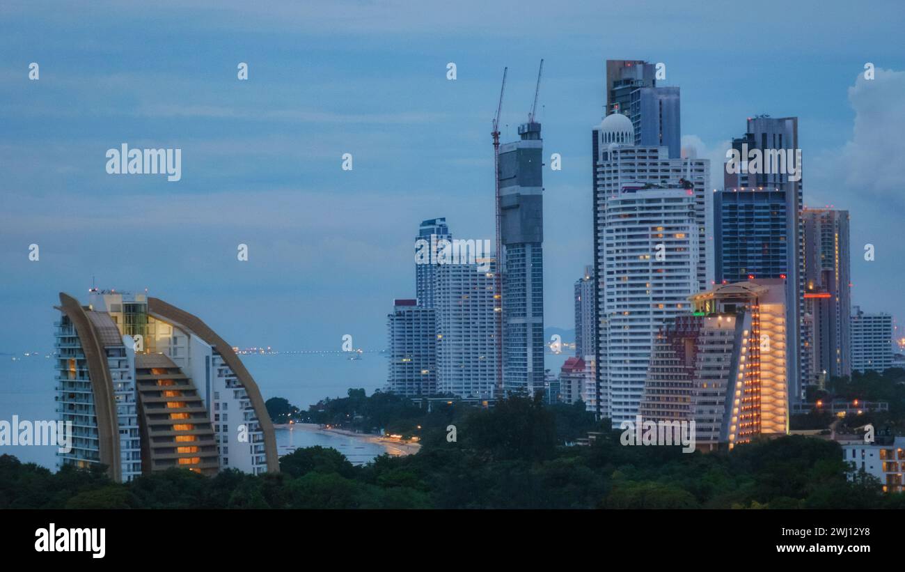 Pattaya skyline hi-res stock photography and images - Alamy