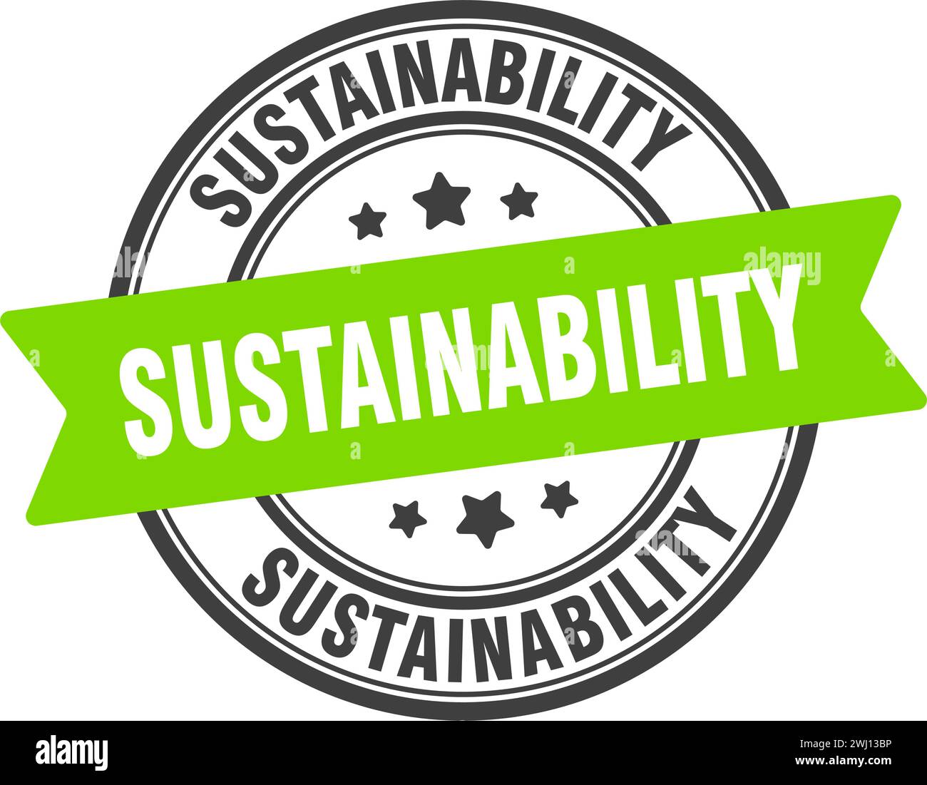 sustainability stamp. sustainability round sign. label on transparent ...