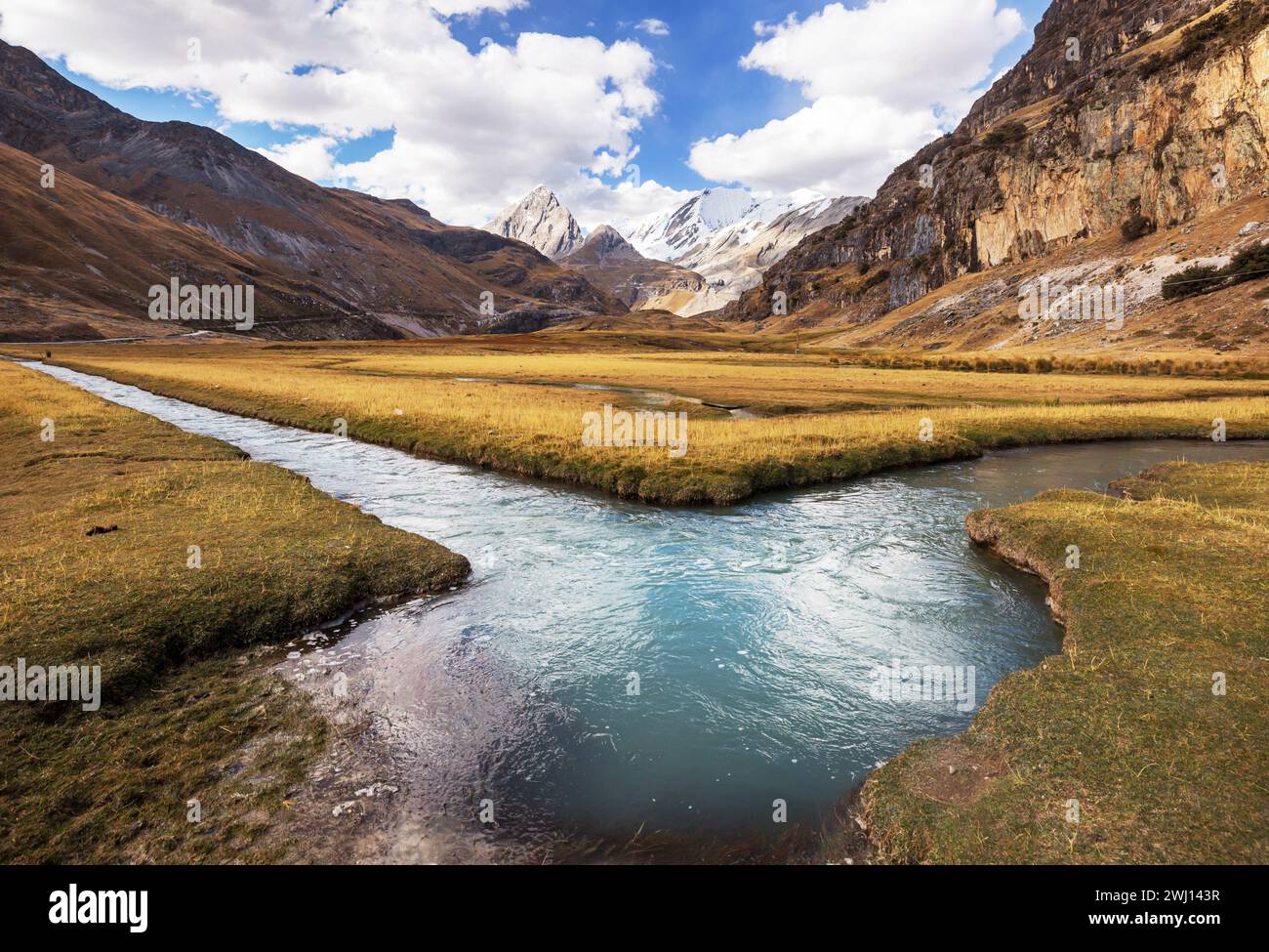 The Cordillera Blanca in the northern Andes of Peru is the highest ...
