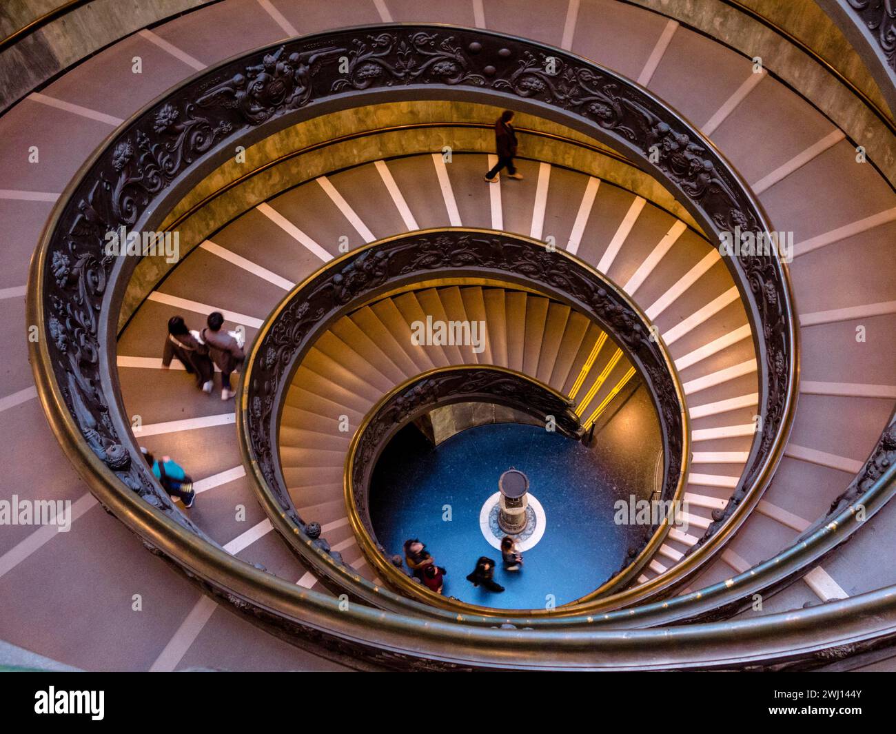Spiral staircase in the Vatican Museum (Rome/Italy Stock Photo - Alamy