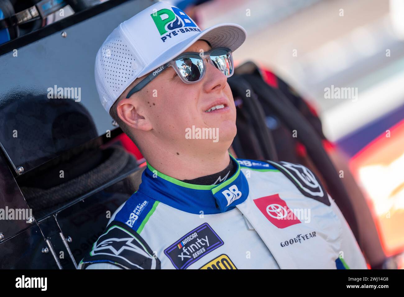NASCAR Xfinity Series Driver John Hunter Nemechek (20) awaits for ...