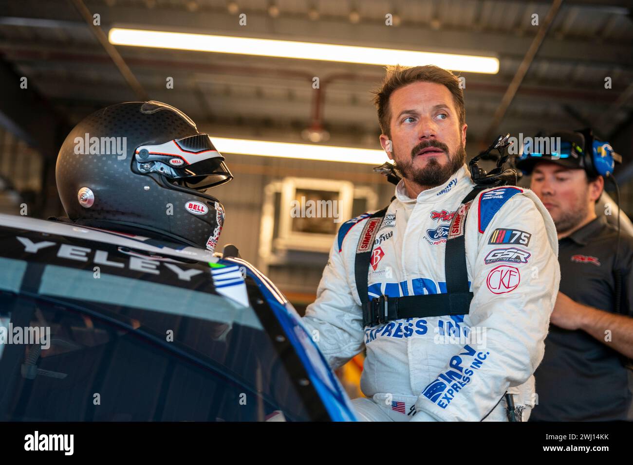 NASCAR Cup Series Driver JJ Yeley (15) practices for the NASCAR Cup ...