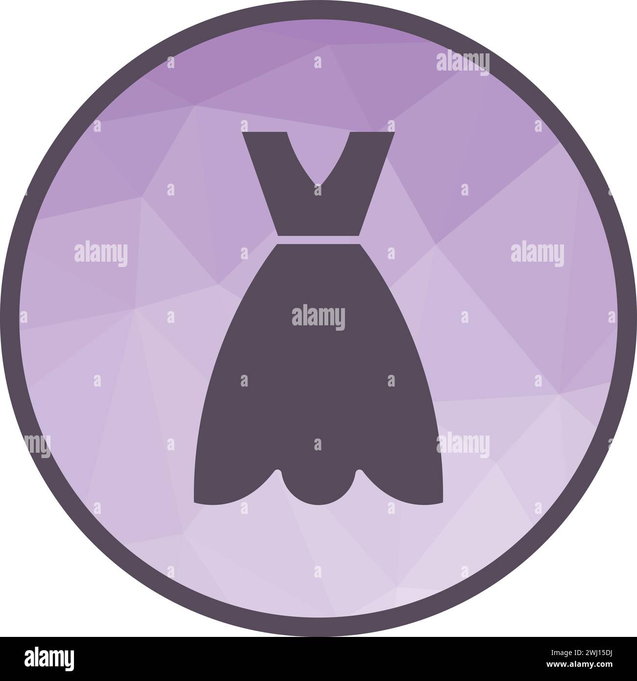 Wedding dress icon in Stock Vector Images - Alamy