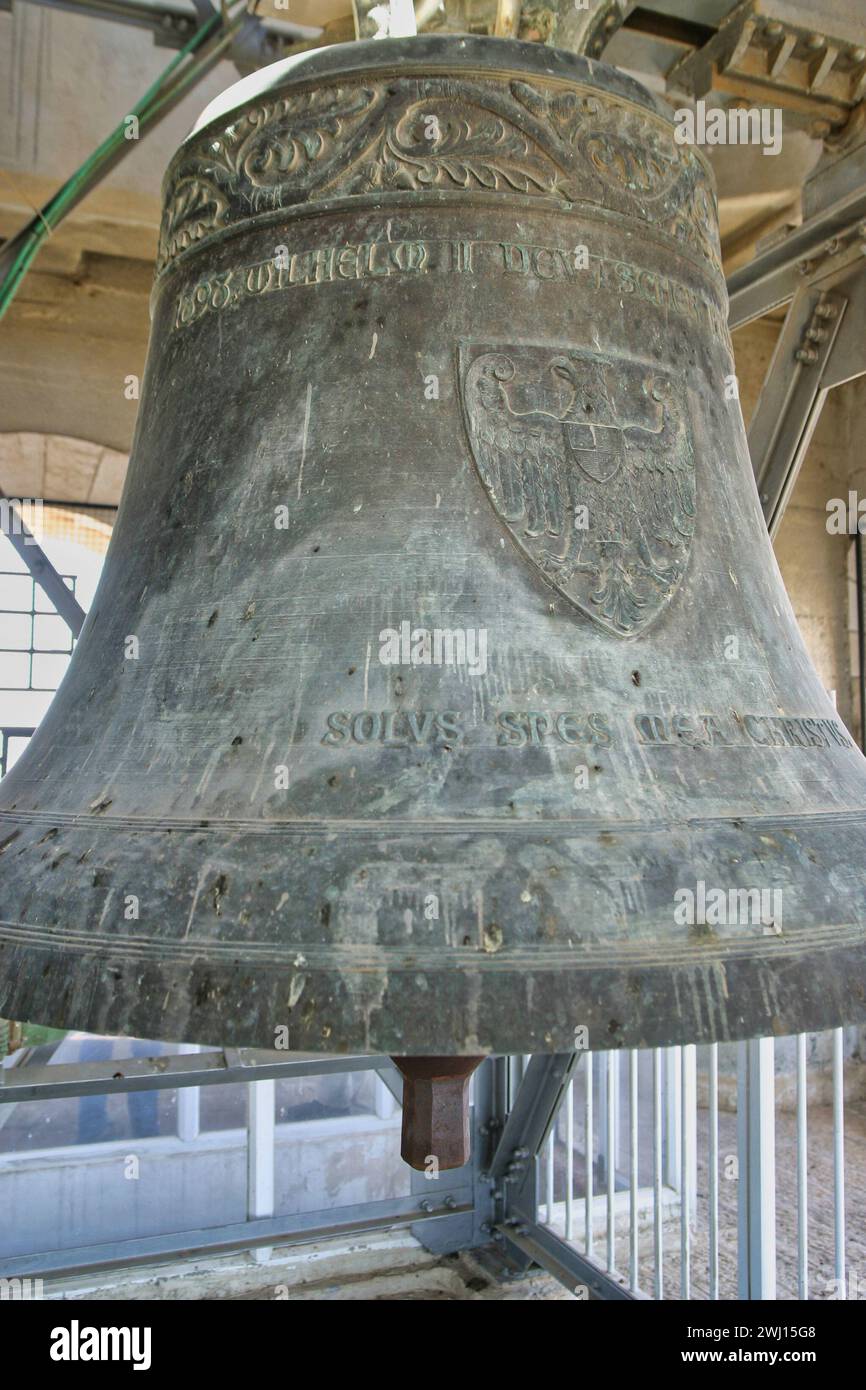 Bells of the Church of the Ascension on the Mount of Olives, Jerusalem ...