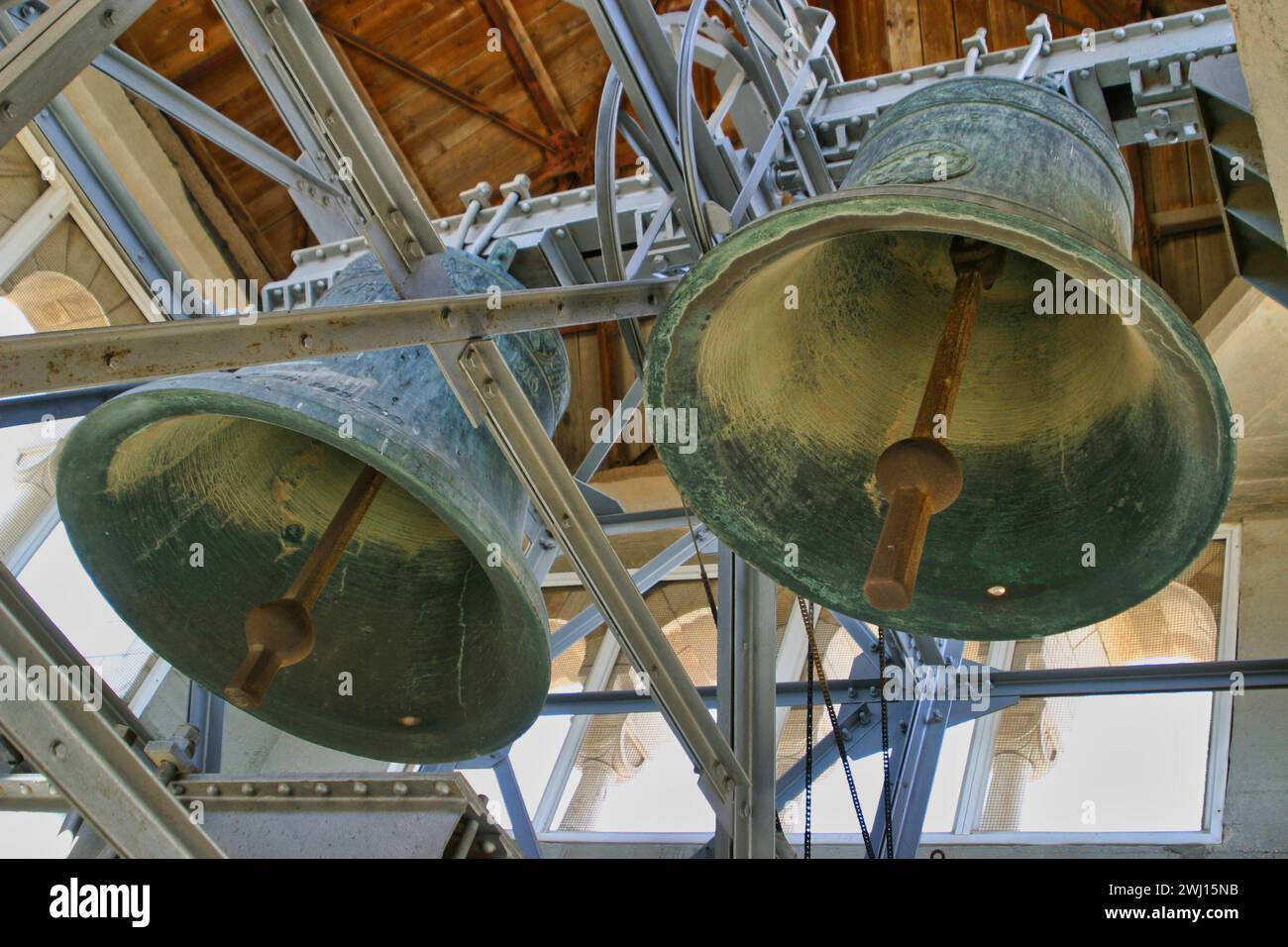 Bells of the Church of the Ascension on the Mount of Olives, Jerusalem ...