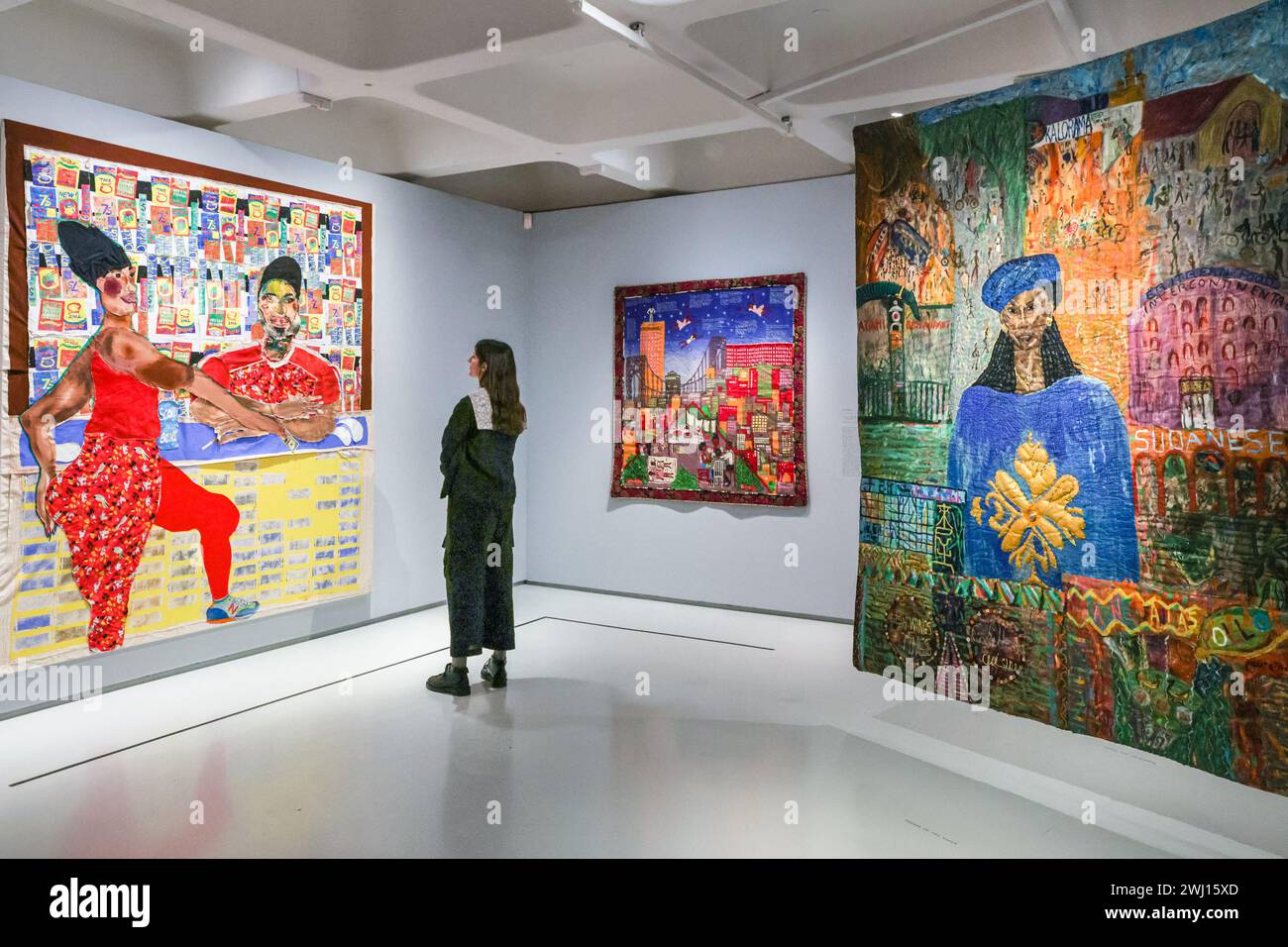 The power and politics of textiles in art hi-res stock photography and ...