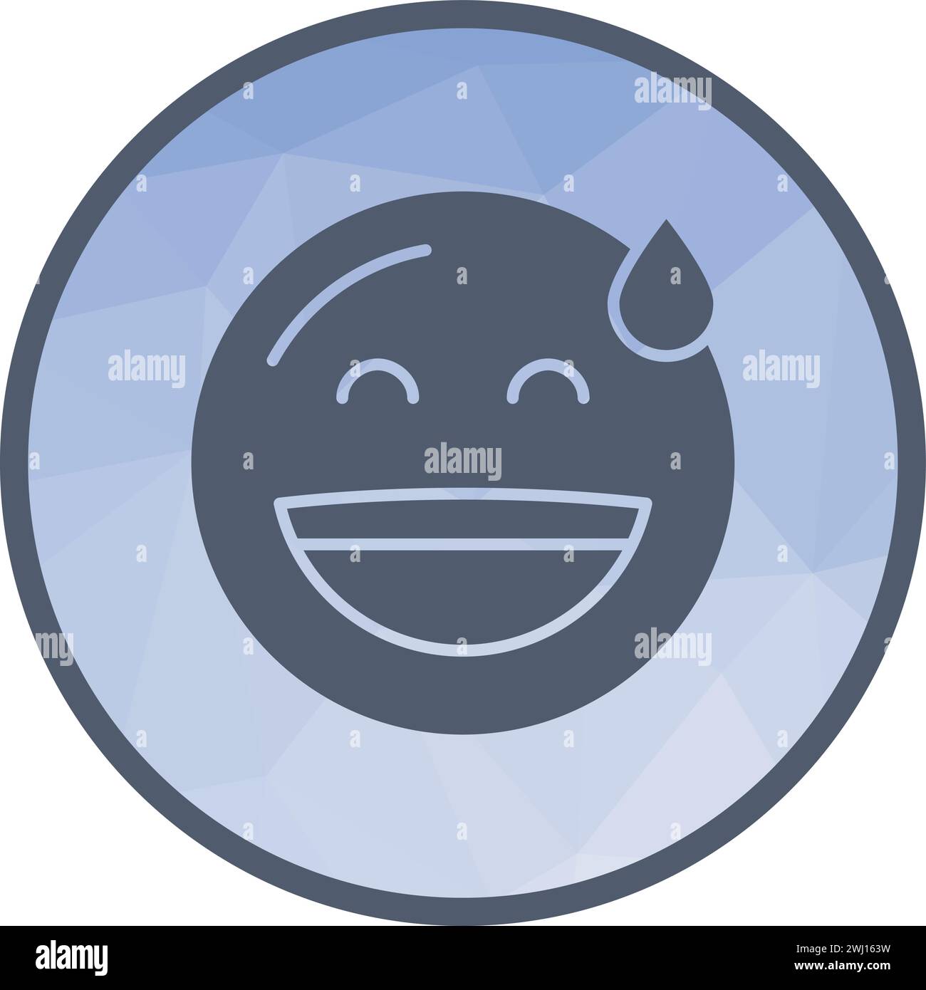 Grinning face with sweat hi-res stock photography and images - Alamy