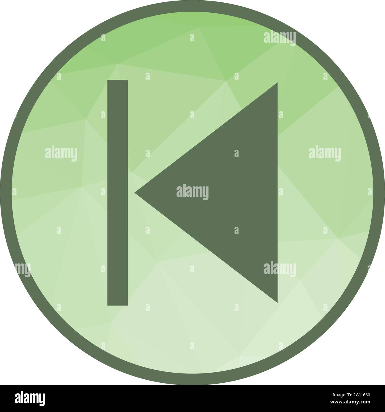 Previous Track icon vector image Stock Vector Image & Art - Alamy