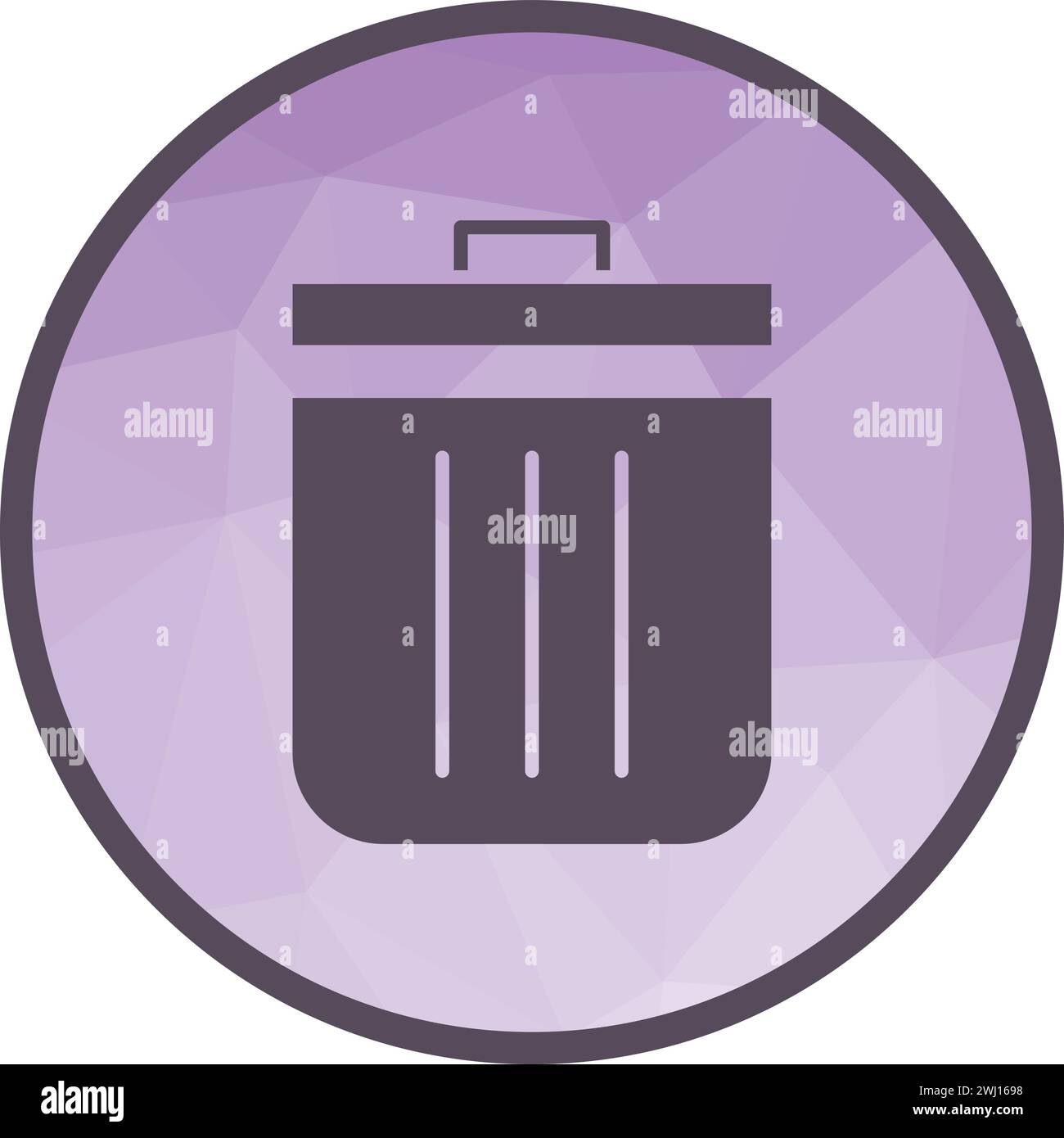 Garbage bin icon waste Stock Vector Images - Alamy