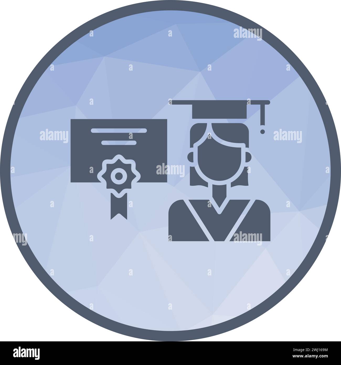 Receiving certificate Stock Vector Images - Alamy