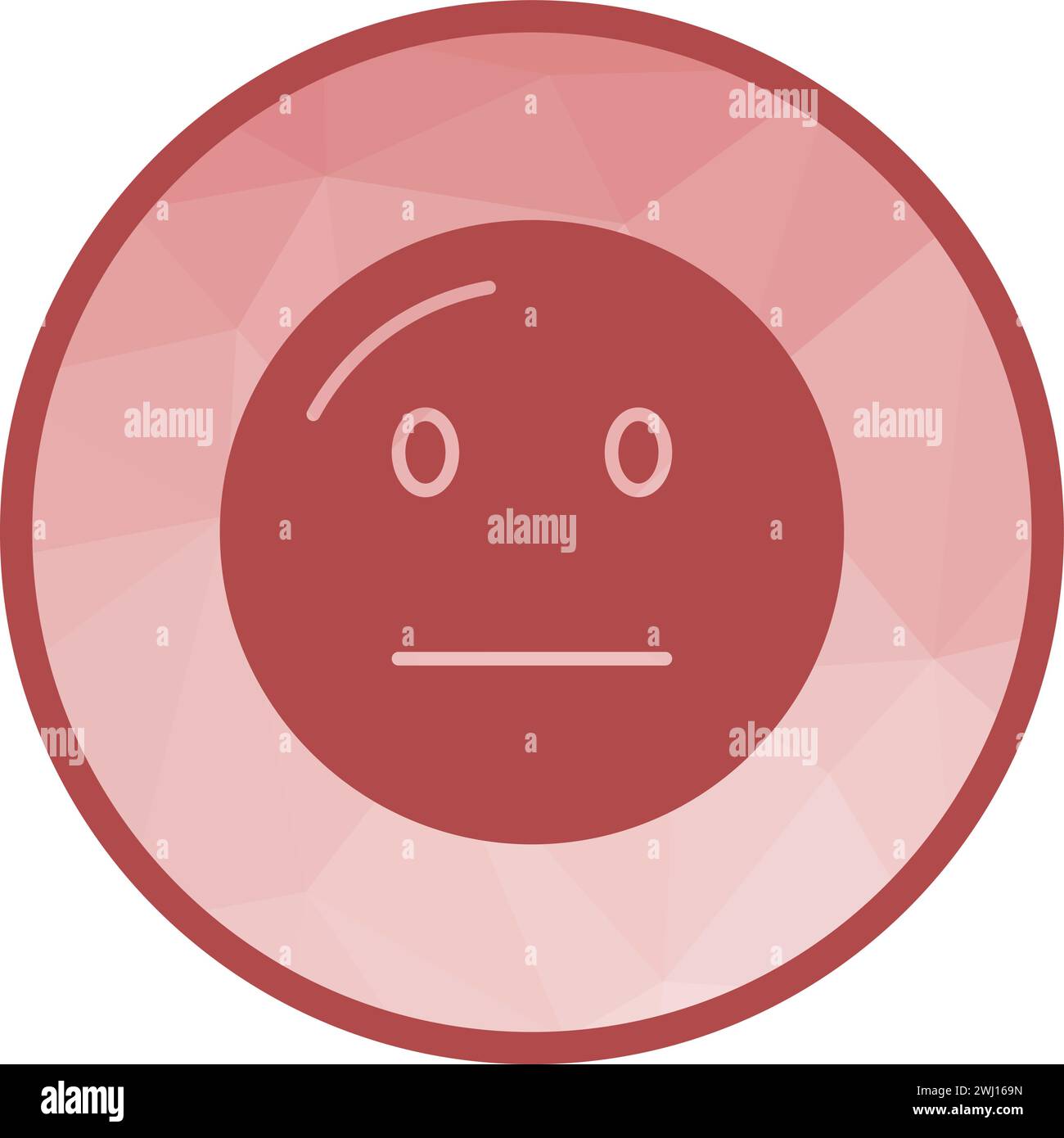 Neutral Face icon vector image Stock Vector Image & Art - Alamy