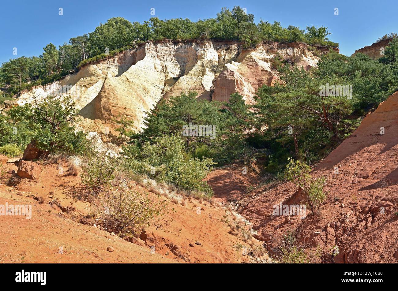 Colorado Rustrel, Provence, France Stock Photo - Alamy