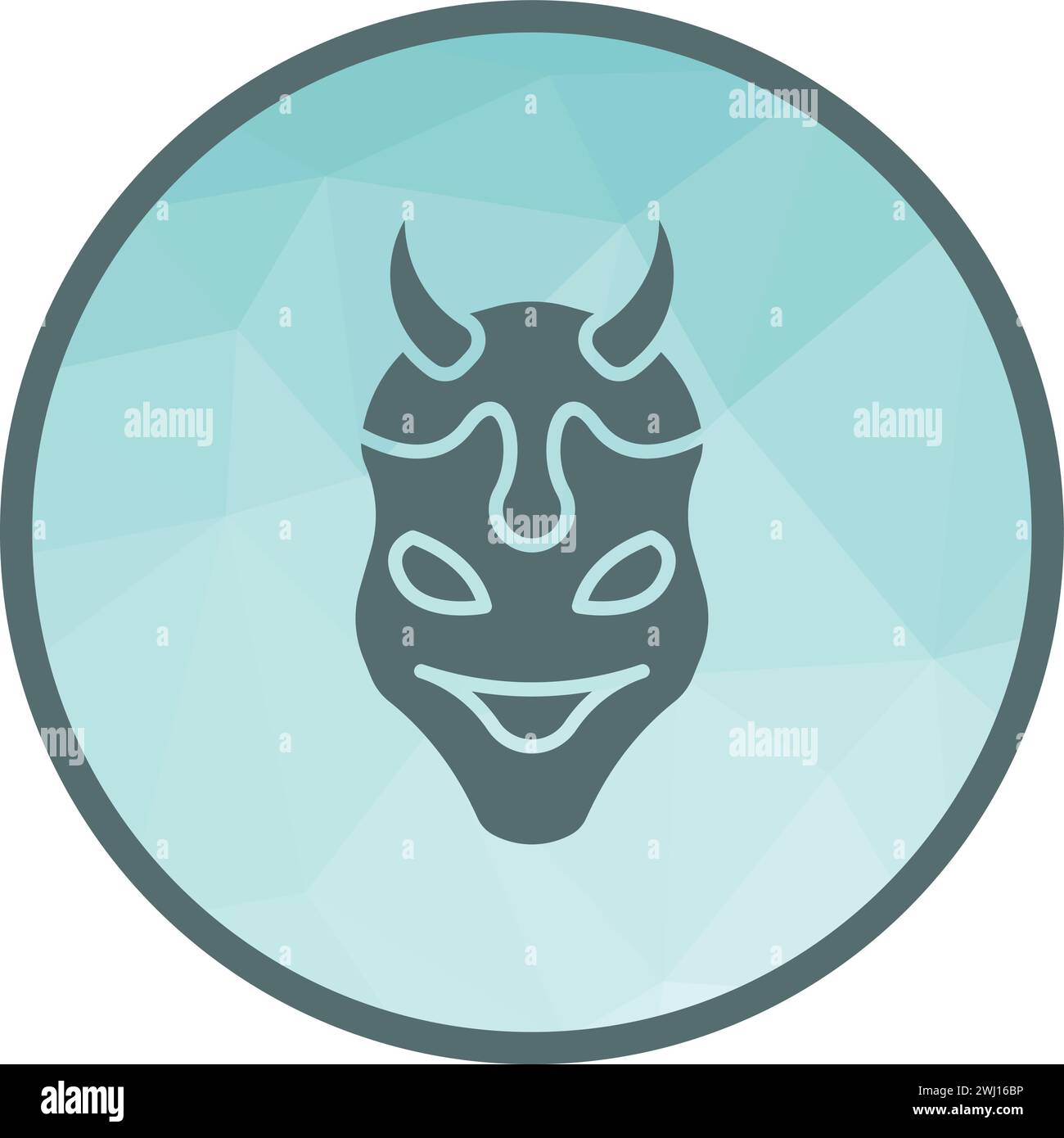 Oni icon vector image Stock Vector Image & Art - Alamy