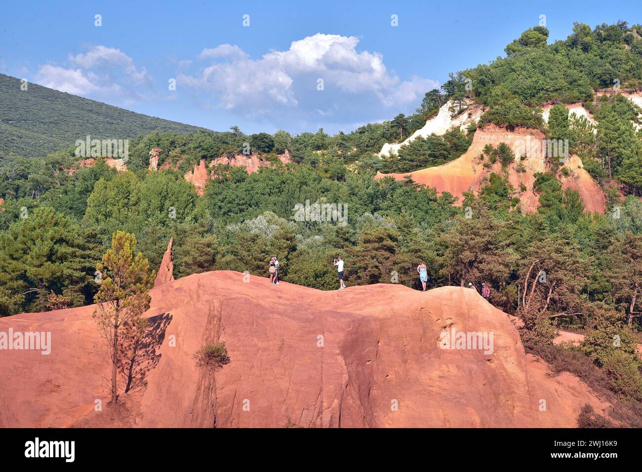Colorado Rustrel, Provence, France Stock Photo - Alamy