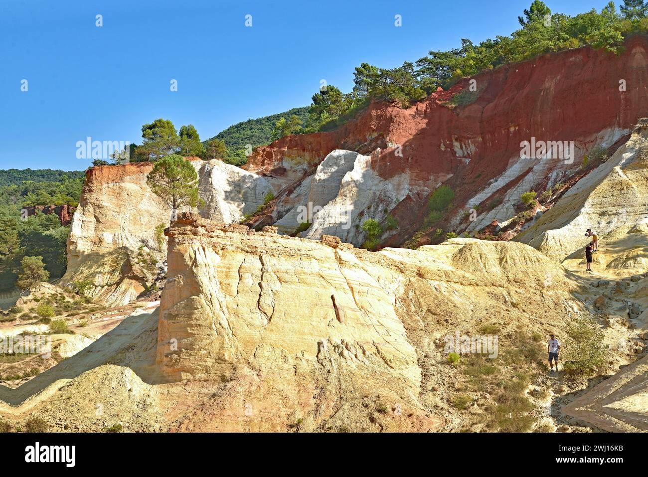 Colorado Rustrel, Provence, France Stock Photo - Alamy