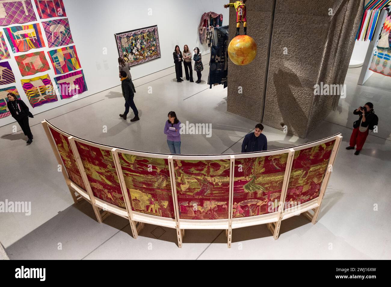 The power and politics of textiles in art hi-res stock photography and ...