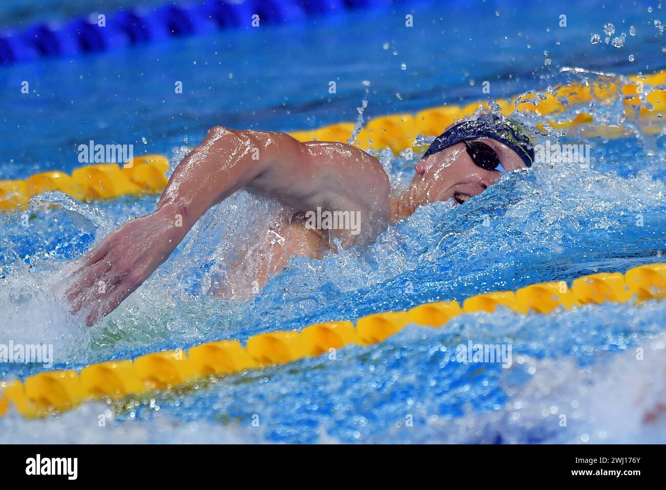 Doha, Qat. 12th Feb, 2024. Lukas Martens from Germany in action during ...