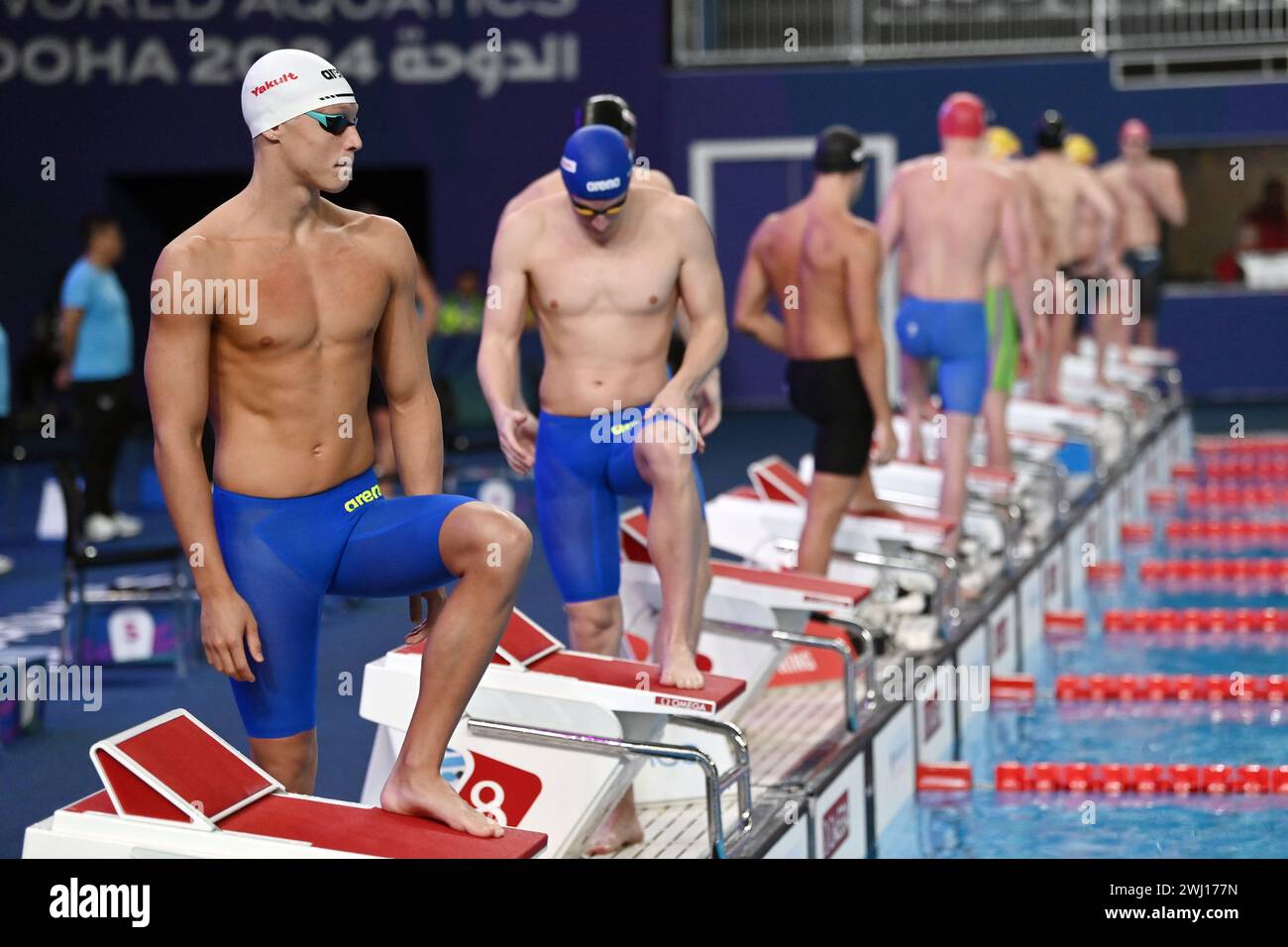 Doha, Qat. 12th Feb, 2024. Matt Sates from RSA in action during World ...