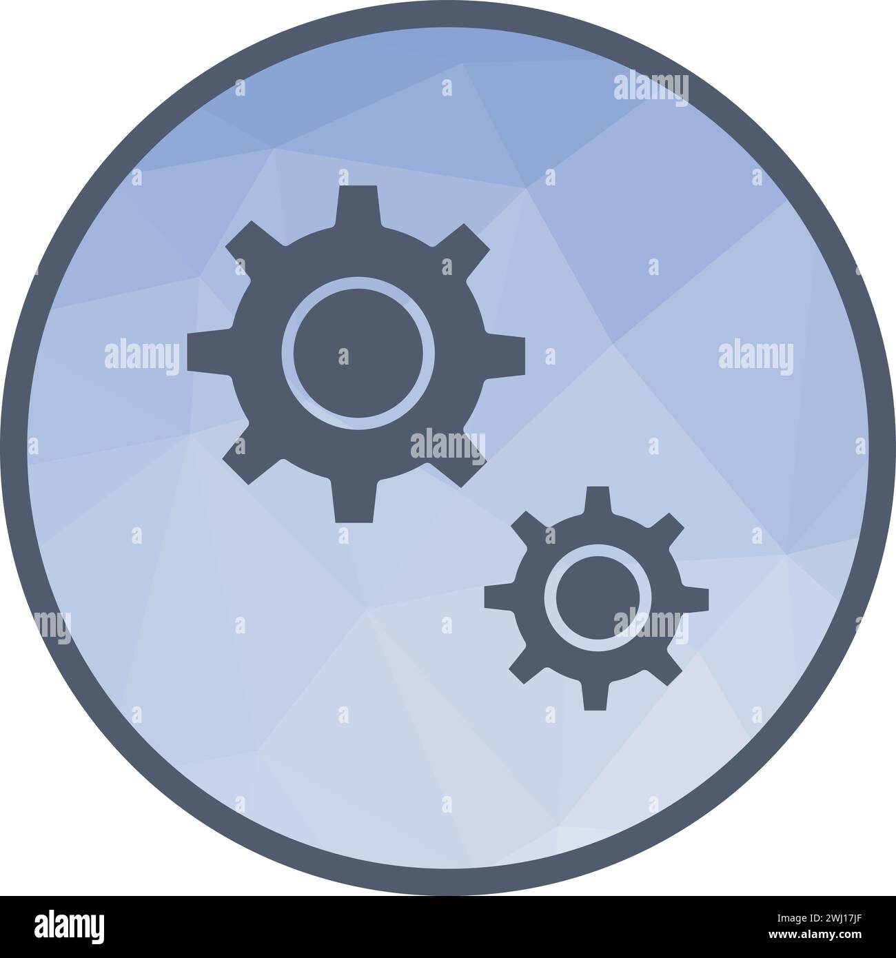 Settings icon vector image Stock Vector Image & Art - Alamy