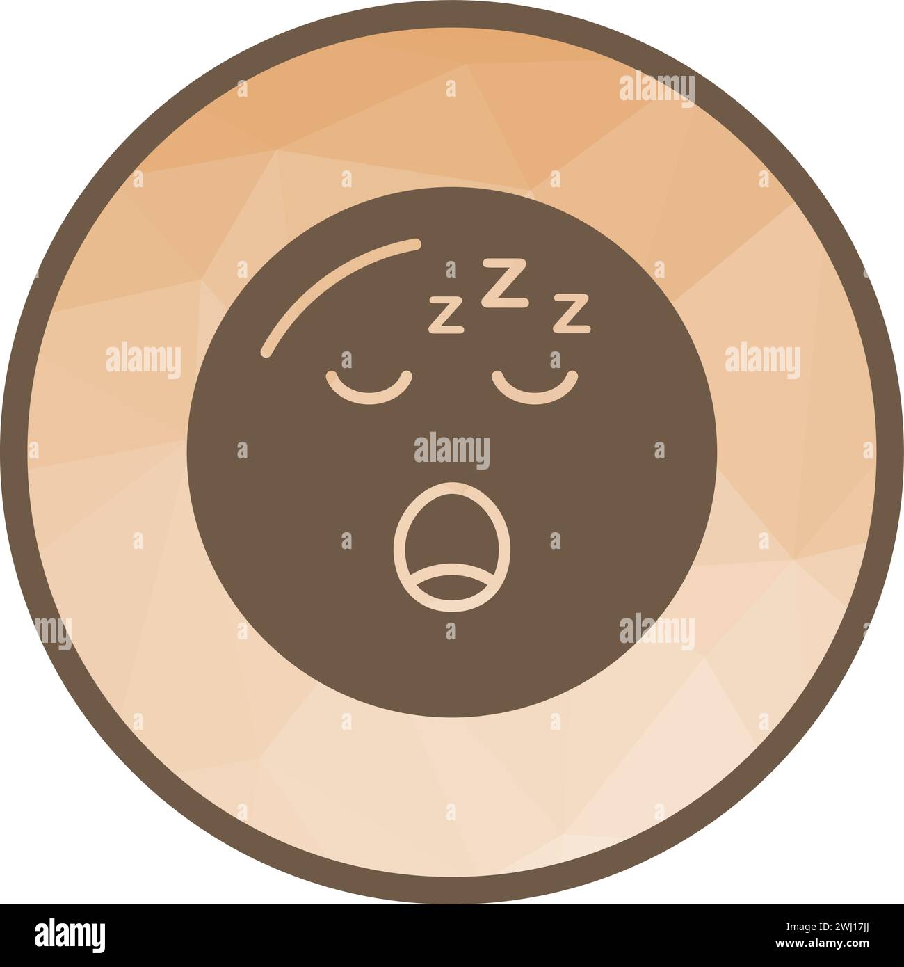 Sleeping Face icon vector image Stock Vector Image & Art - Alamy