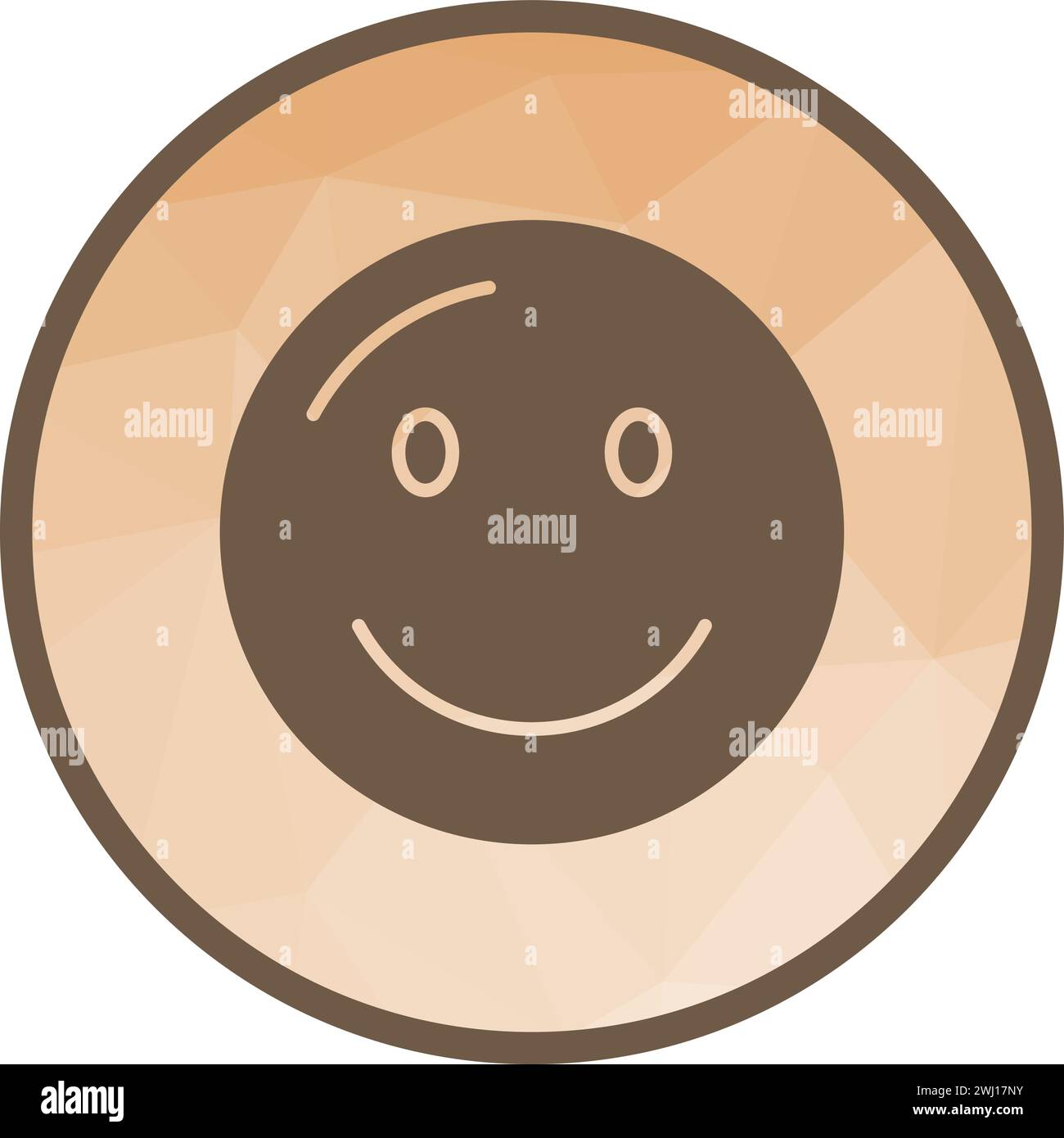 Slightly smiling face emoji isolated hi-res stock photography and ...