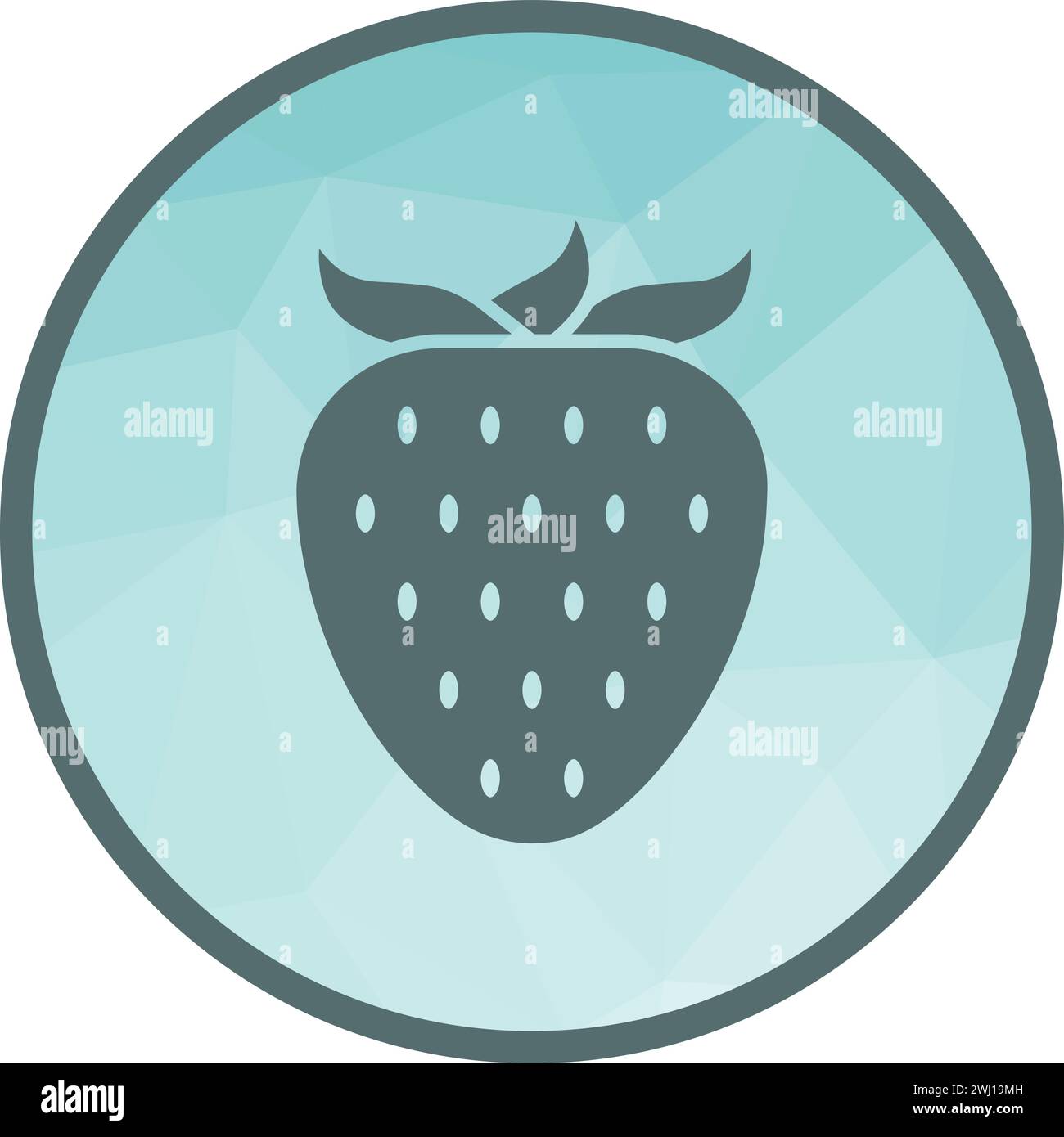 Icon strawberry fragaria hi-res stock photography and images - Alamy