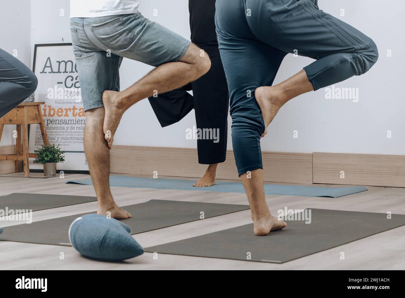 Partner stretching hi-res stock photography and images - Alamy
