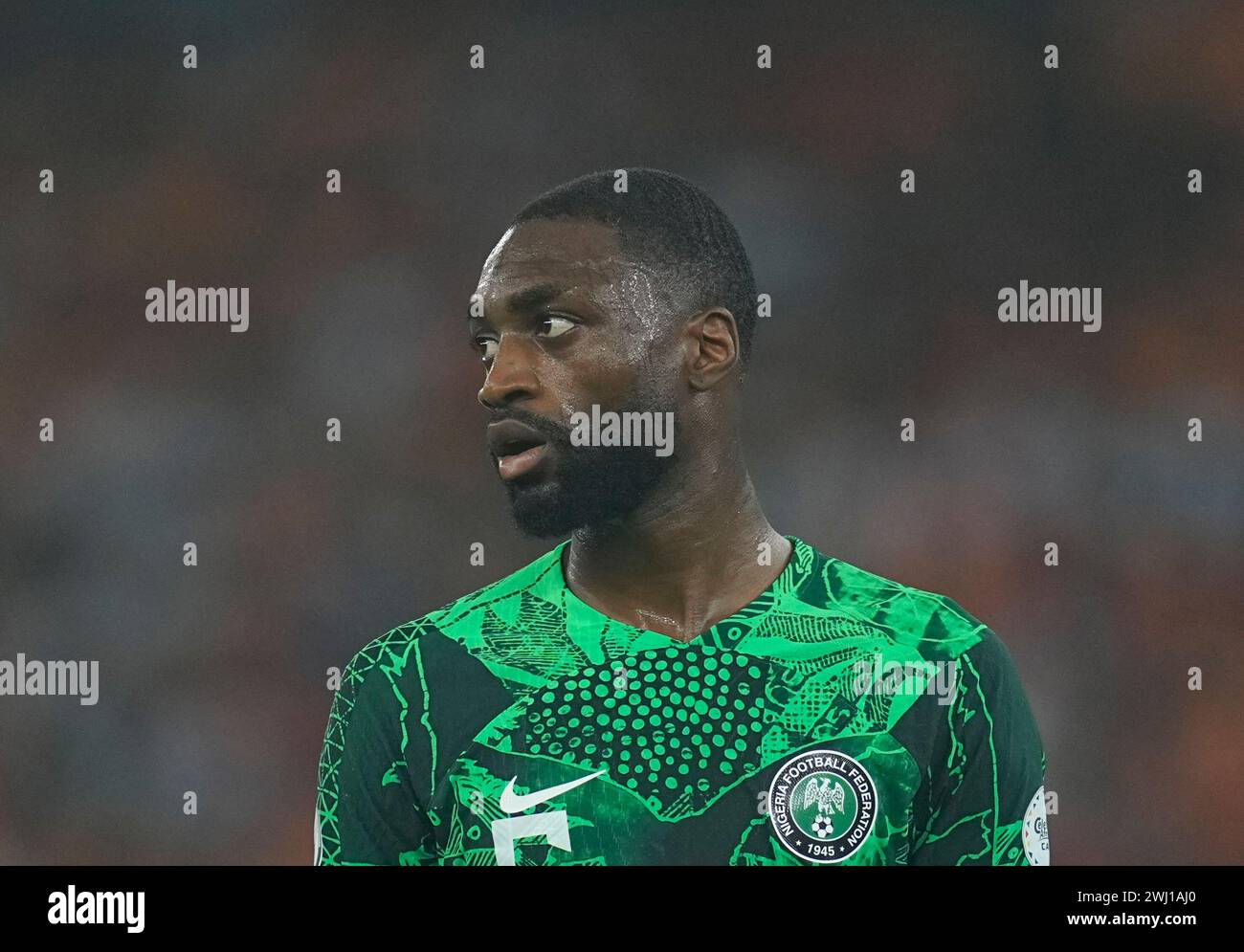 February 11 2024: Ajayi Oluwasemilogo Adesewo (Nigeria) looks on during ...