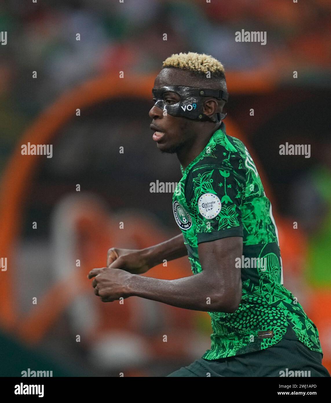 February 11 2024: Victor James Osimhen (Nigeria) looks on during a ...