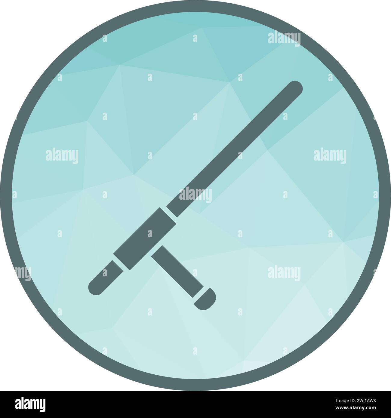 Tonfa icon vector image Stock Vector Image & Art - Alamy